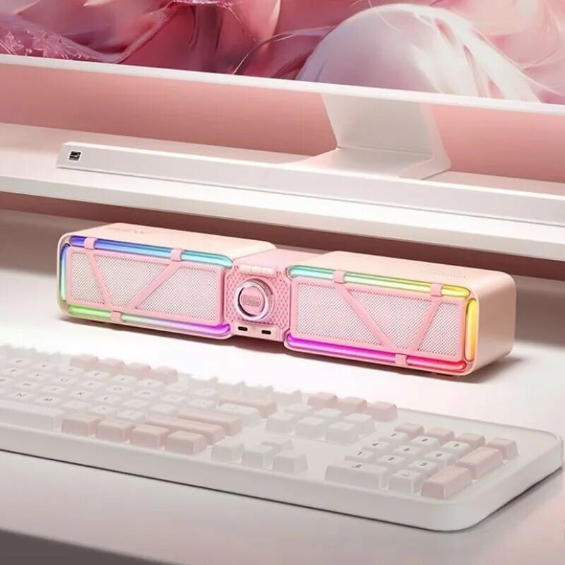 Настольные блютуз музыкальная колонка Divoom D-Base с микрофоном и RGB LED, 30W, Bluetooth 6.0 / USB / AUX беспроводная и проводная