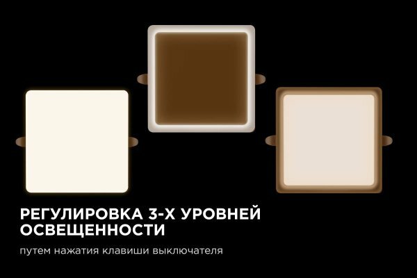 Светильник встраиваемый безрам.24W 4000x170x21 квадр 3реж. люб. отв. 06-118 APEYRON