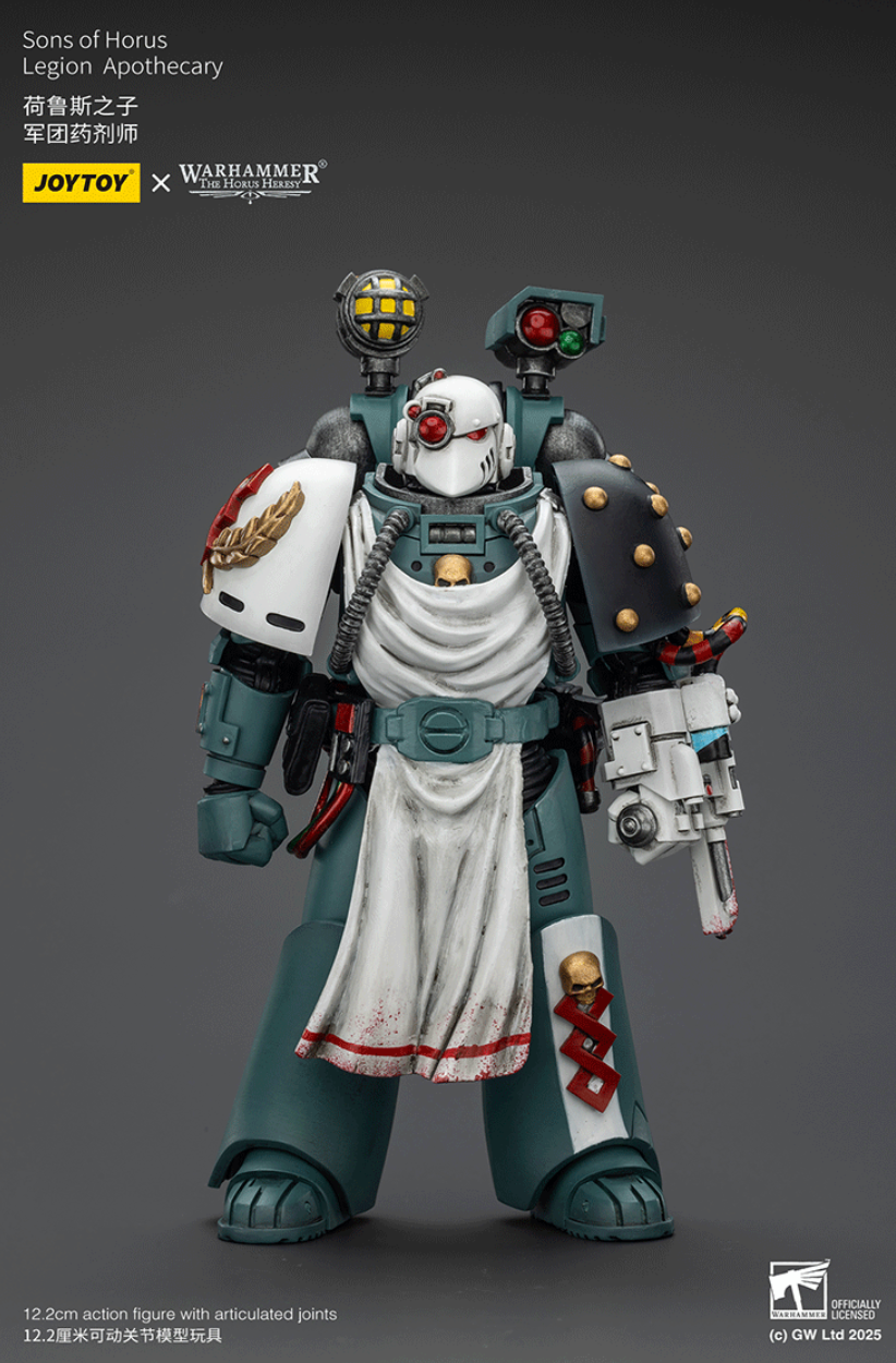Фигурка JOYTOY Warhammer 40000 Sons of Horus Legion Apothecary
