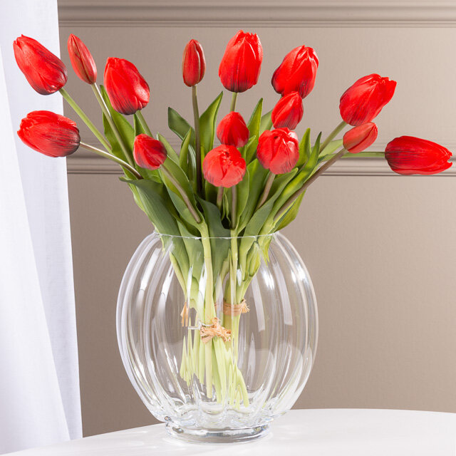 Силиконовые тюльпаны Стелла Аризона 5 шт, 40 см, EDG, 216002-30-2