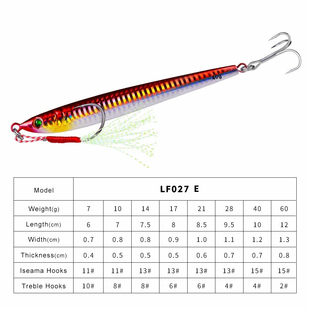 PROBEROS Приманка LF027 E, 60G-12CM, ColorE