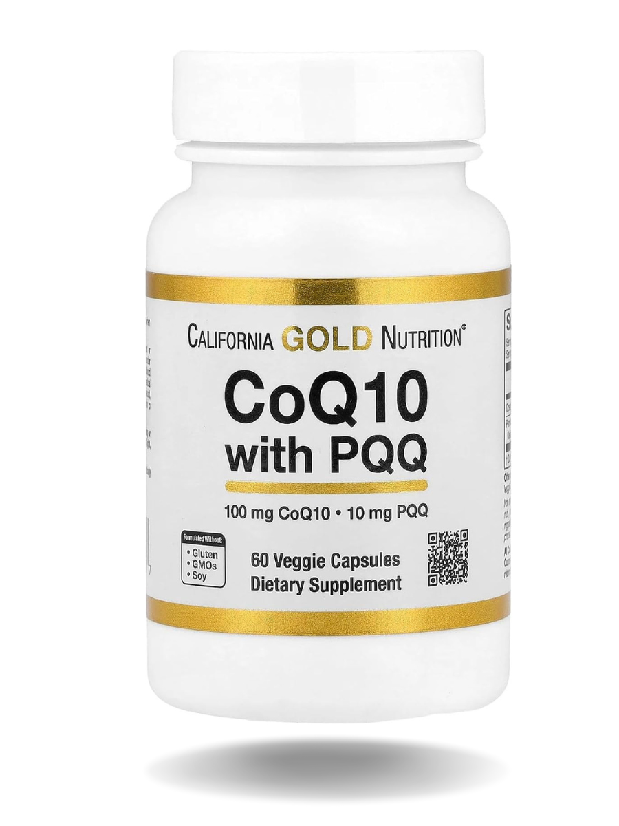California Gold Nutrition, коэнзим Q10 с PQQ, 100 мг, 60 капсул