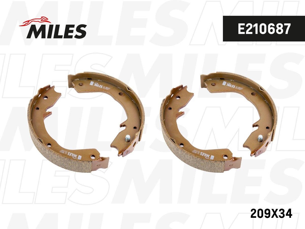 Колодки ст. торм. MITSUBISHI PAJERO III/IV 00- (d 210мм.)