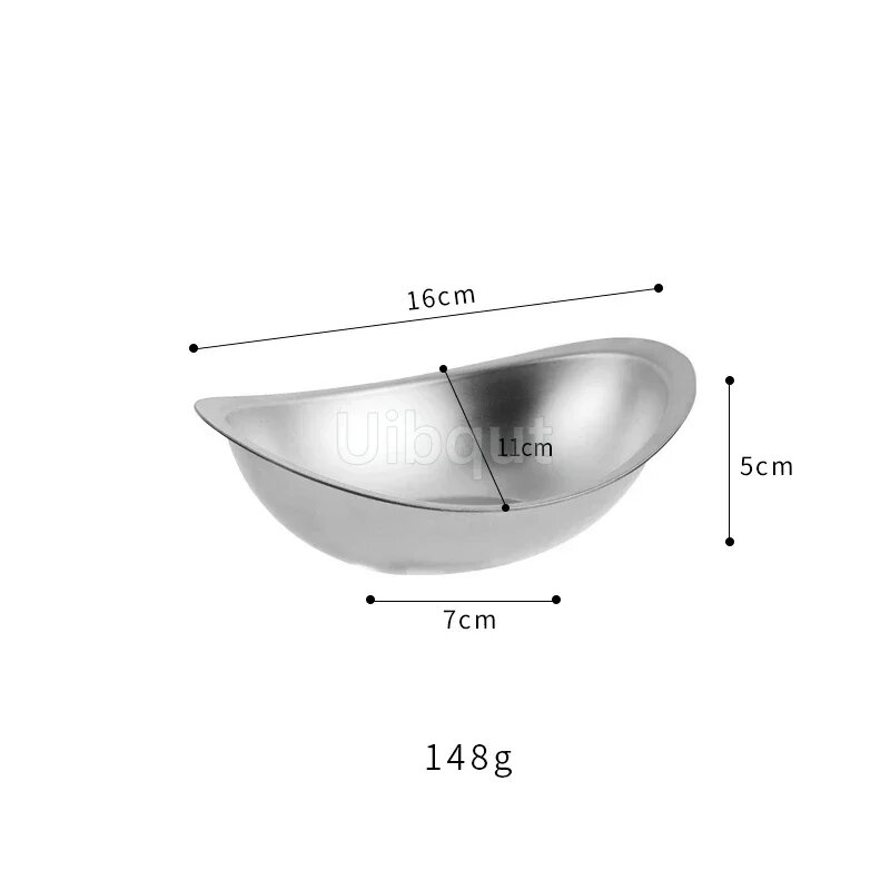 Чаша для закусок из магазина горячих горшков Десертные миски Корейская кухонная посуда 16x11x5cm
