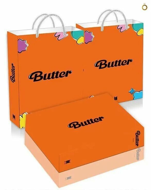 BTS Butter официальный аутентичный альбом 1 случайная версия Orange Edition