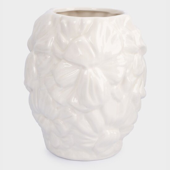 Ваза для цветов Anna Lafarg Blossom 20 см, керамика, молочная, Цветы (ANLAF-FDW-130525-10)