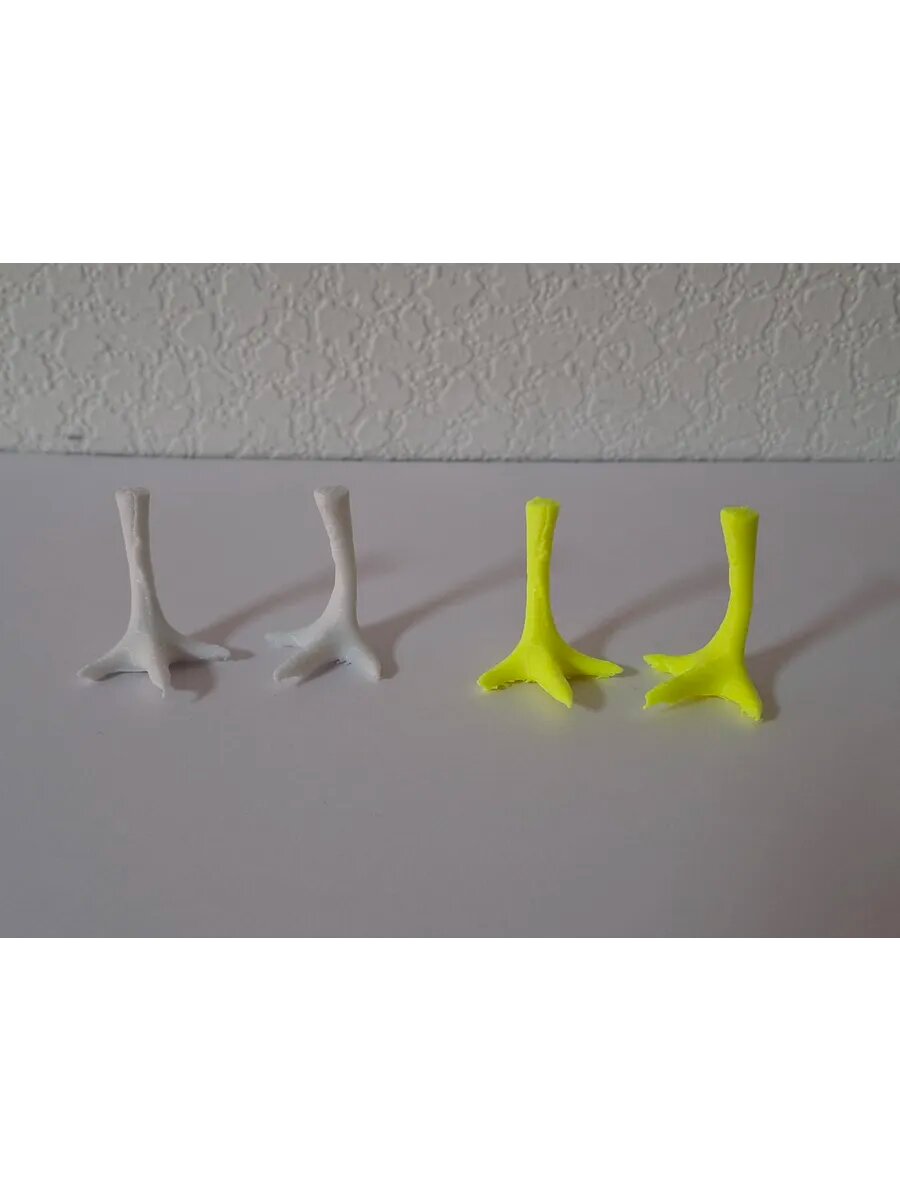 Набор миниатюр - 4 шт, для ватной игрушки, домика