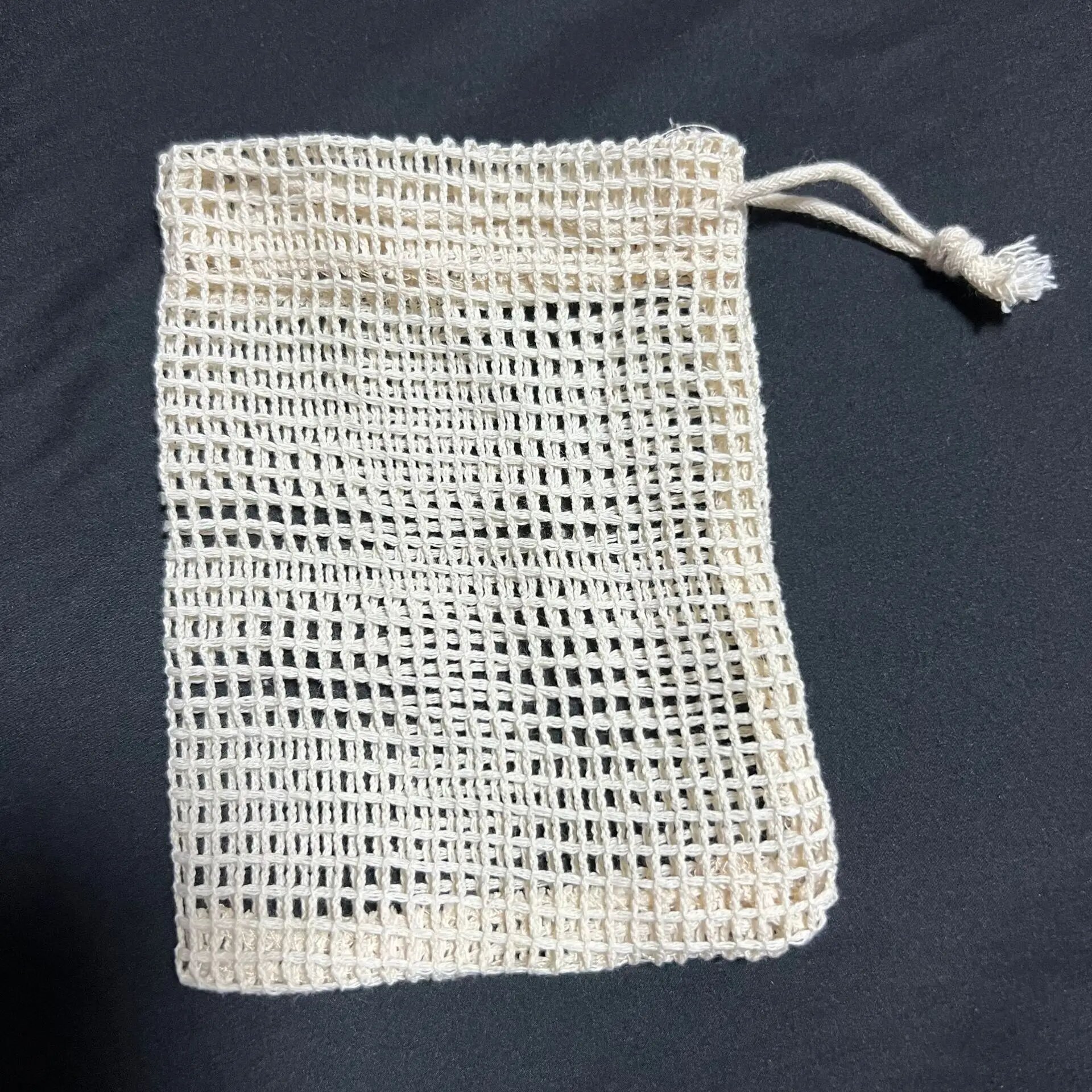 Сетчатый мешок для мыла, 8x13 см, белый, cotton
