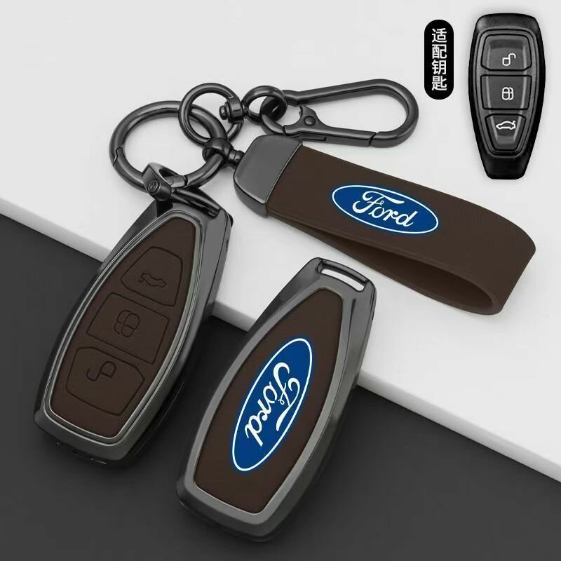 Чехол для автомобильного ключа Корпус ключа Ford Focus Fiesta Kuga Edge Mondeo Transit Explorer Taurus / Ford аксессуары
