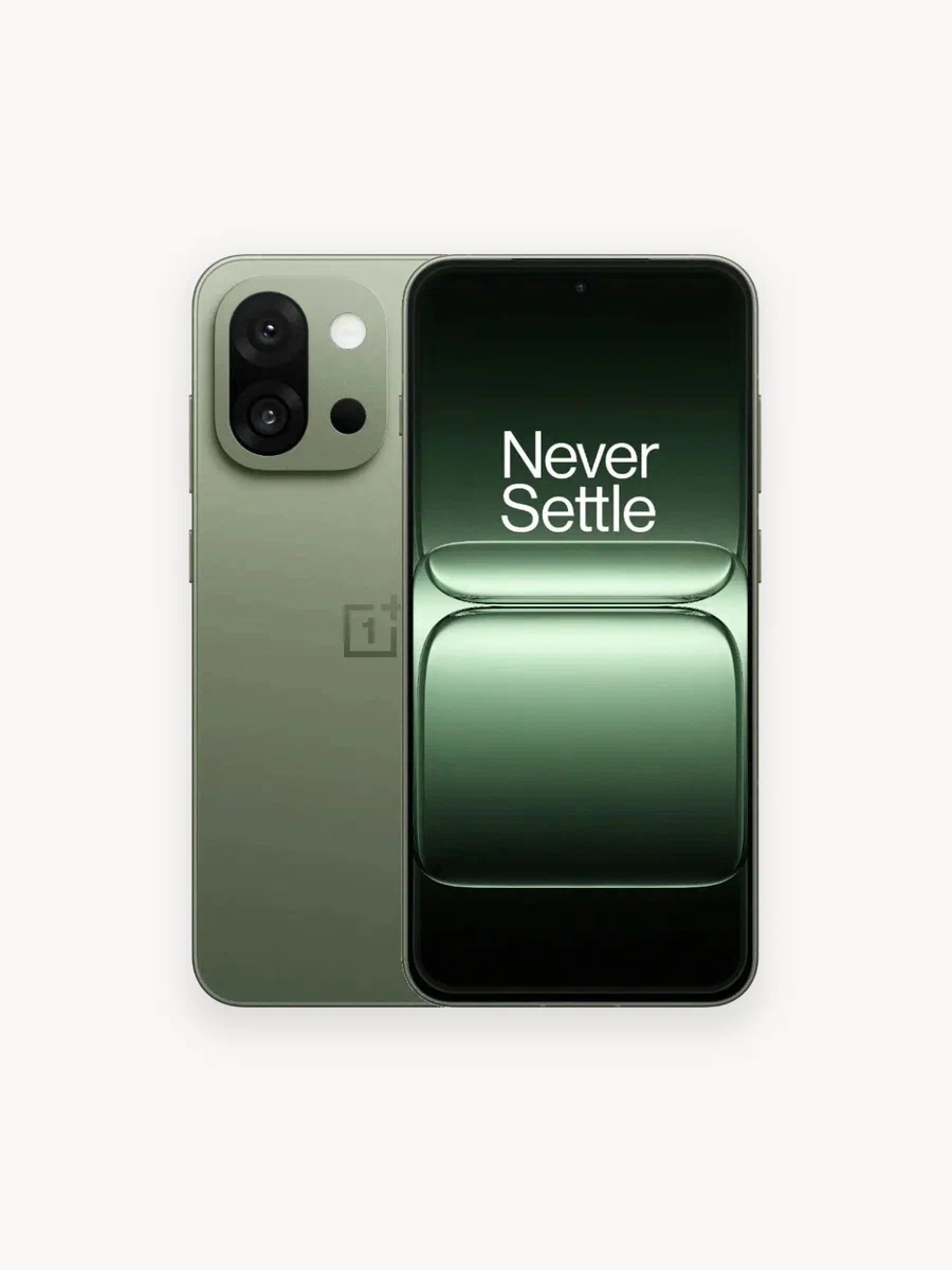 Смартфон OnePlus 13s 12/512GB Green Silk (Nano-sim + e-sim), зеленый