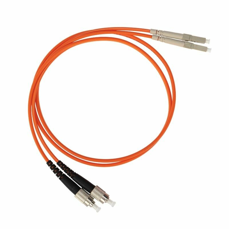 Патч-корд оптический переходной (MM), 50/125 (OM2), LC/UPC-FC/UPC, (Duplex), LSZH, 1м ,10шт.