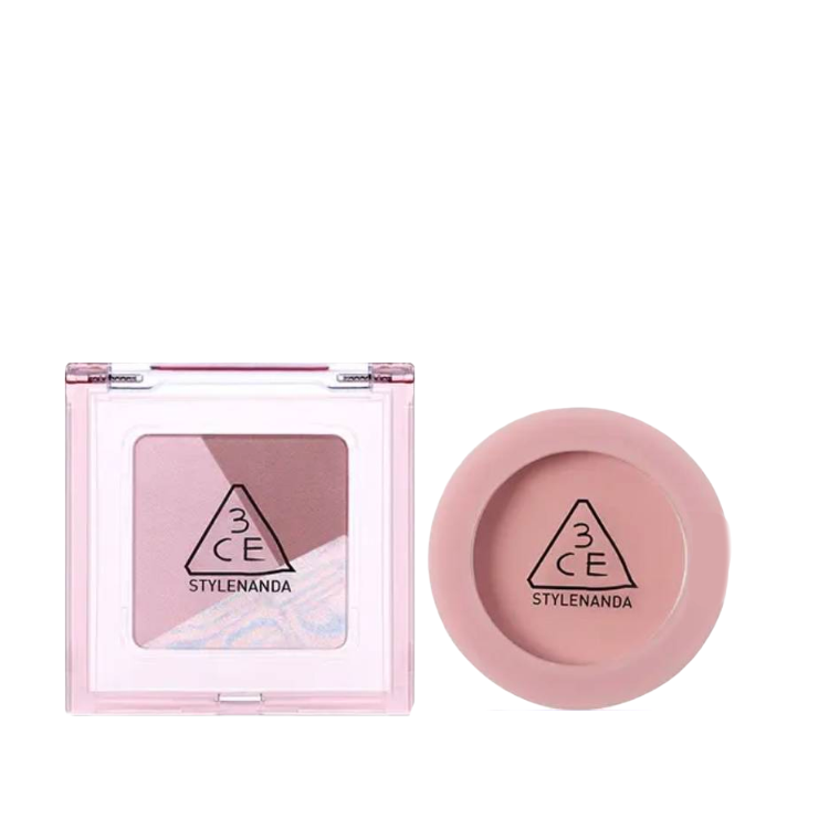 Набор теней и румян женский 3CE Легко растушевываются Яркий тон кожи 1453615167