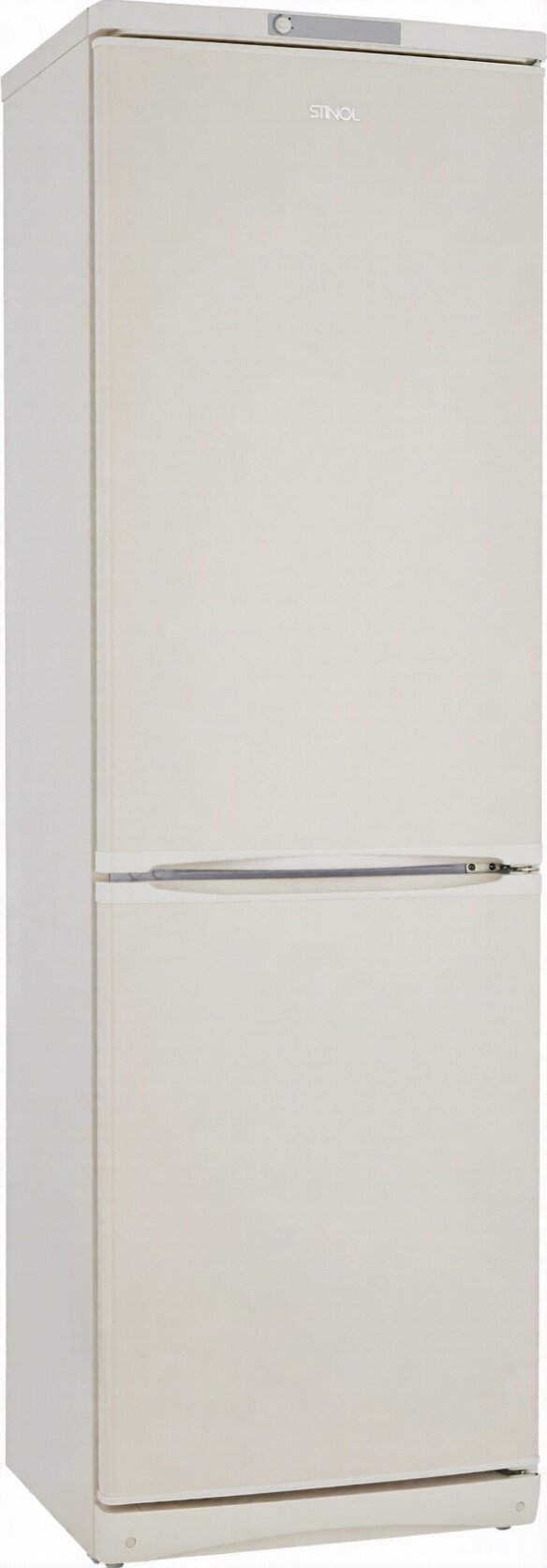 Двухкамерный холодильник STINOL STS 200 E, общий объем 363 литра, бежевый
