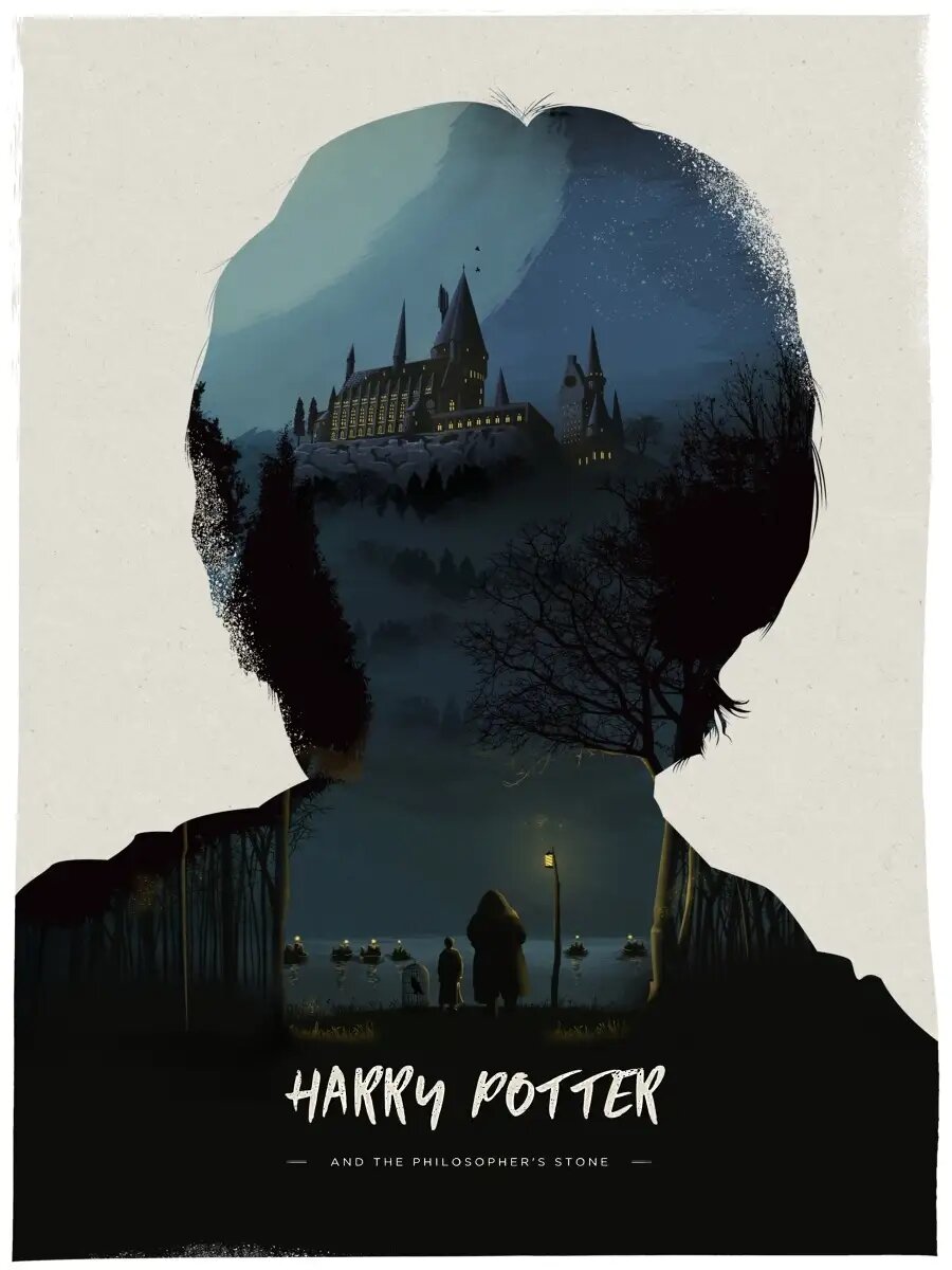 Постер Гарри Поттер, размер 30 x 40 см, материал бумага, без рамы — фото 1