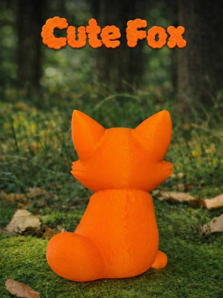 3D Игрушка/Фигурка Милая Лиса — фото 1