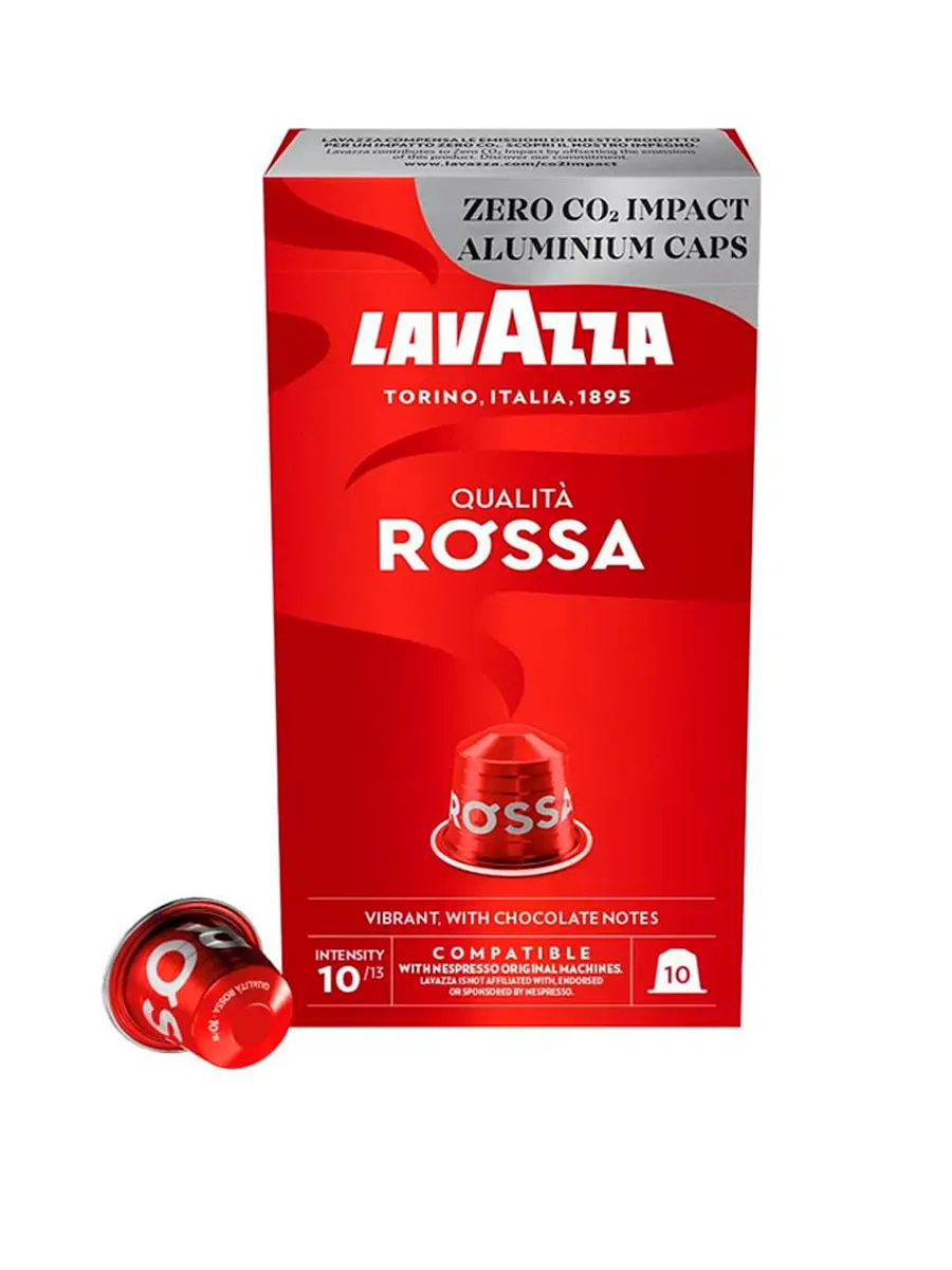 Кофе Lavazza Qualita Rossa в капсулах, для Nespresso, 10 штук