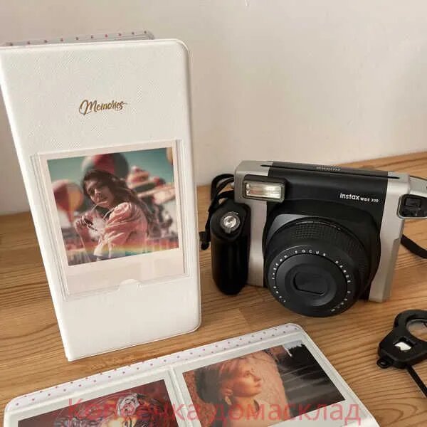 Фотоальбом для Instax Wide 64 фото, альбом для полароидных снимков