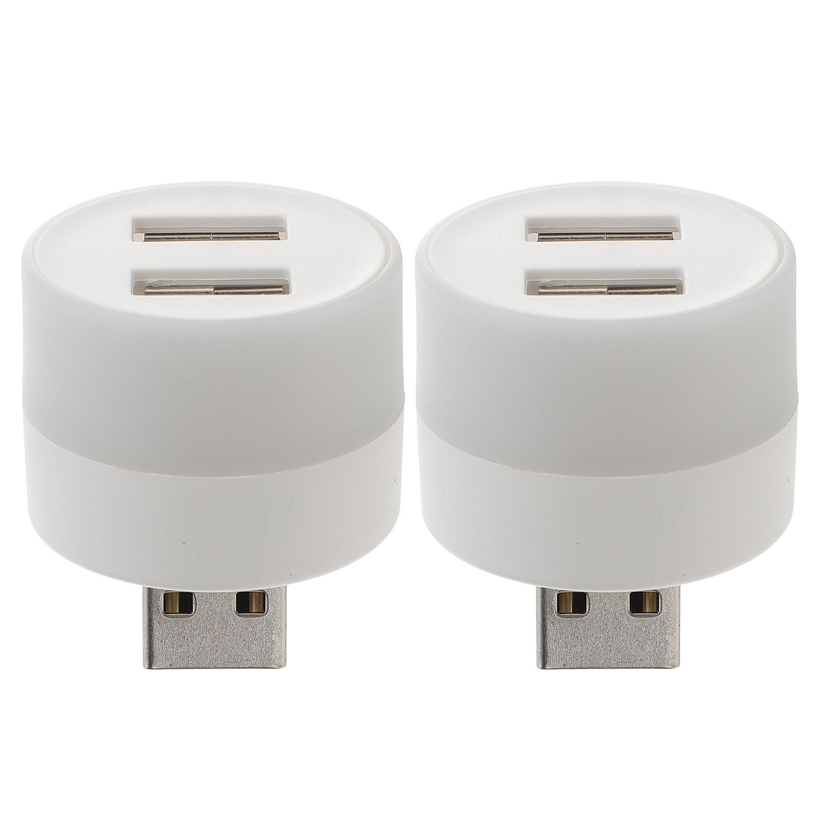 2 Штуки USB Ночник Держатель Хаб 2 Порта USB Хаб Переносной Атмосферный Свет 29X29X35Cm