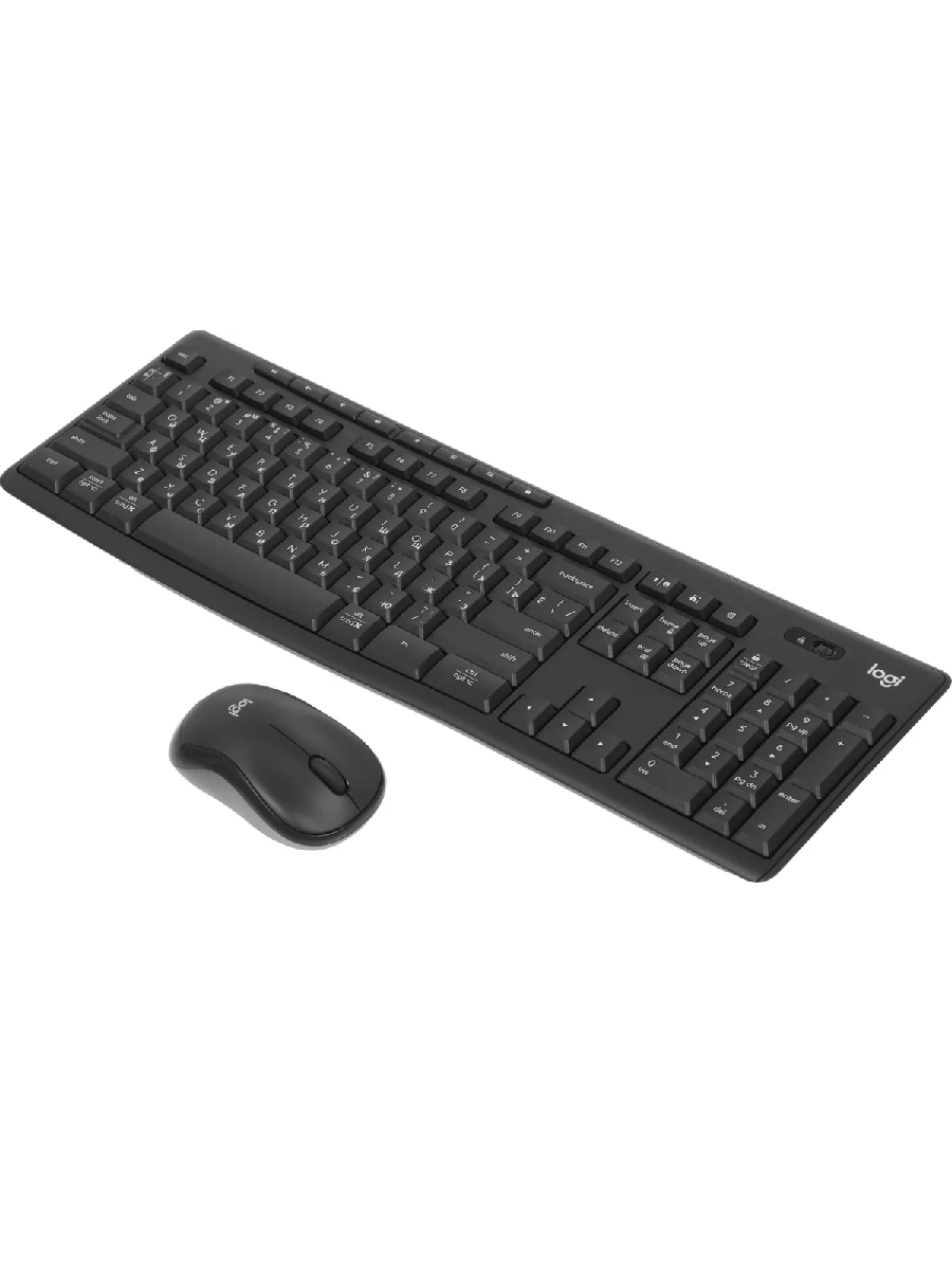 Клавиатура и мышь беспроводной комплект Logitech MK370 BT черный, 920-012082