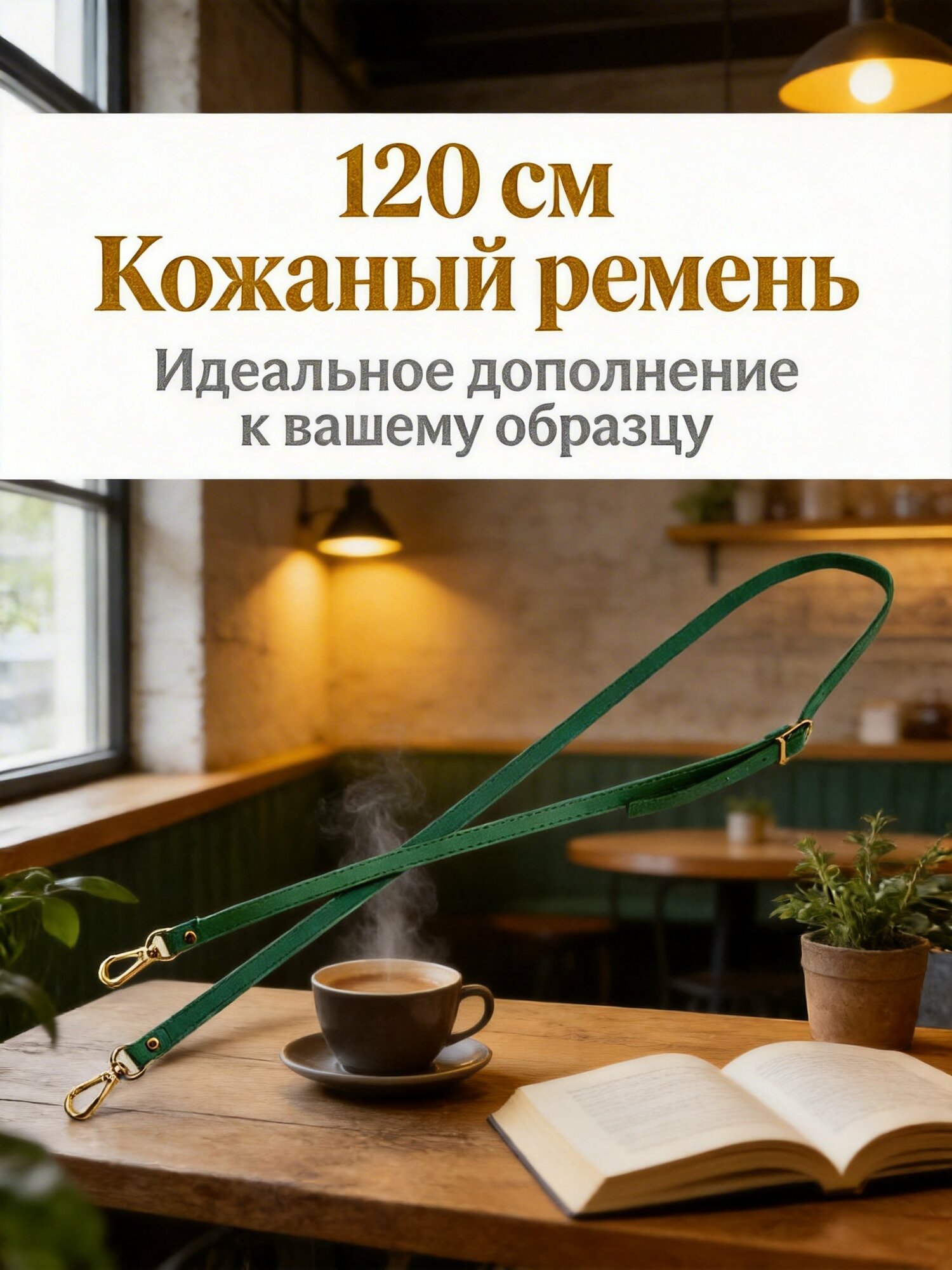 Плечевой ремень для сумки, регулируемый 110-120 см из искусственной кожи PU, ширина 1,2 см, сменный ремешок в разных цветах
