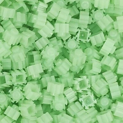 Yantjouet Микро-конструктор 8*8 мм 40 цветов 1000 шт Зеленый, 54