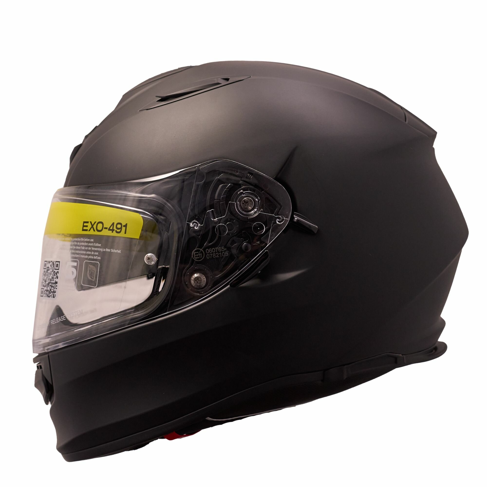Мотошлем интеграл Scorpion Exo EXO-491 Solid / Матовый / Черный (XS / Черный)
