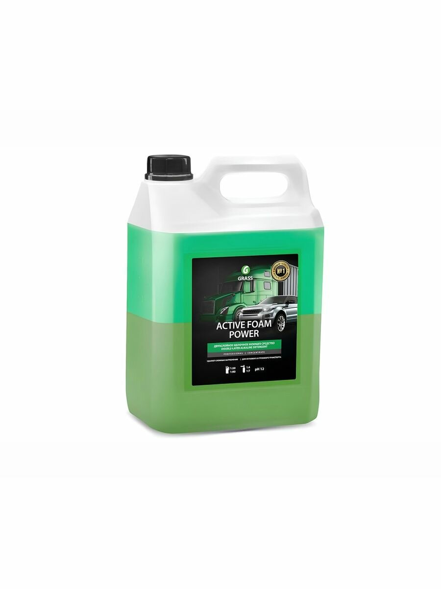 Шампунь для бесконтактной мойки Active Foam Power 6кг / Grass / 113141