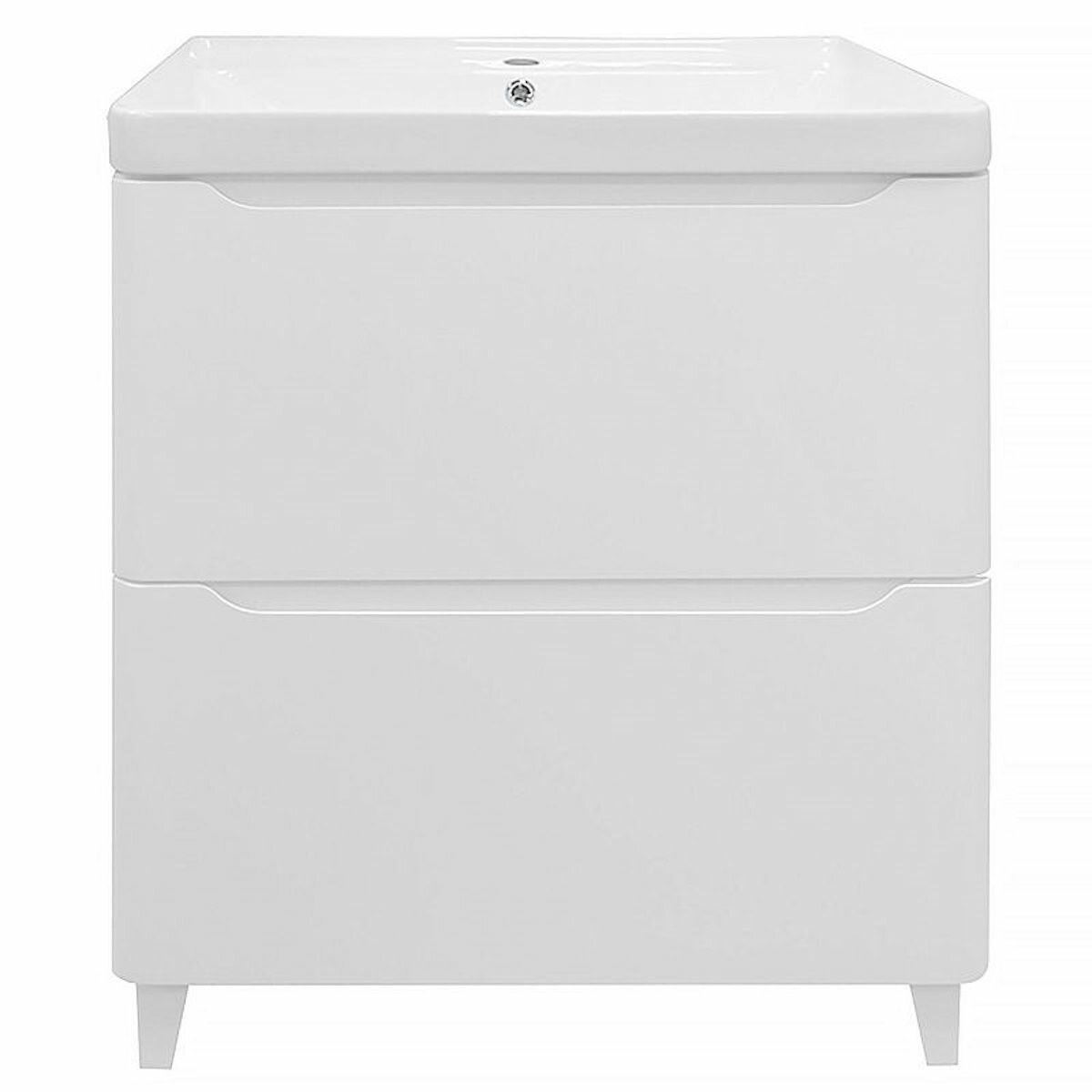 Тумба для ванной Azario Lotos 60/2 с раковиной Монте 60 CS00081983