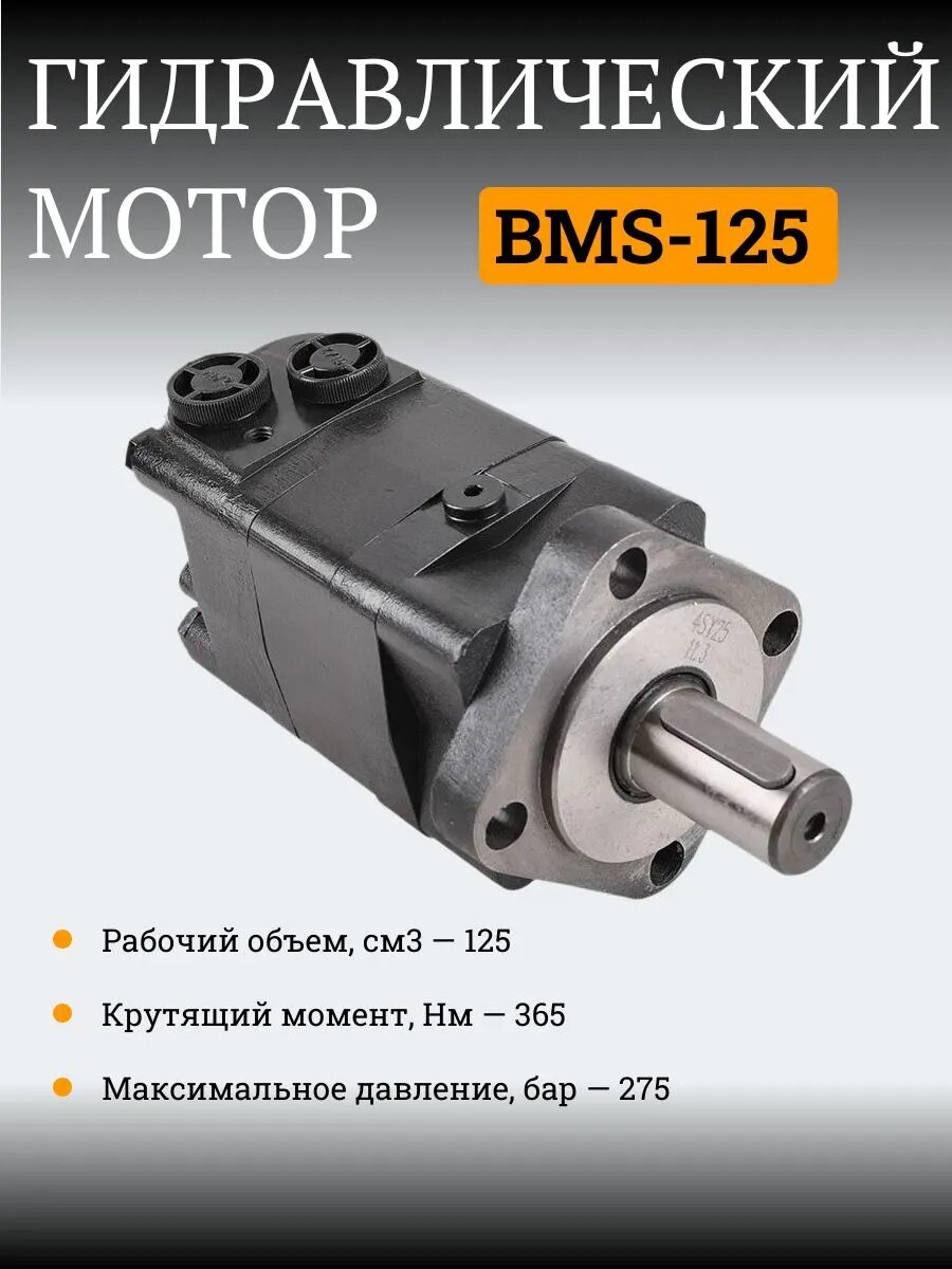 Гидромотор BMS-125 (BM3Y-125P10AY/T11, MS 125C, OMS125)