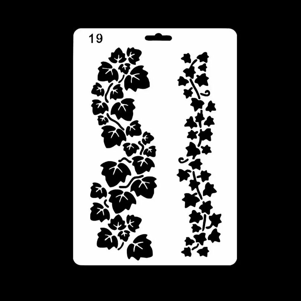 Пластиковые трафареты для макияжа White 8