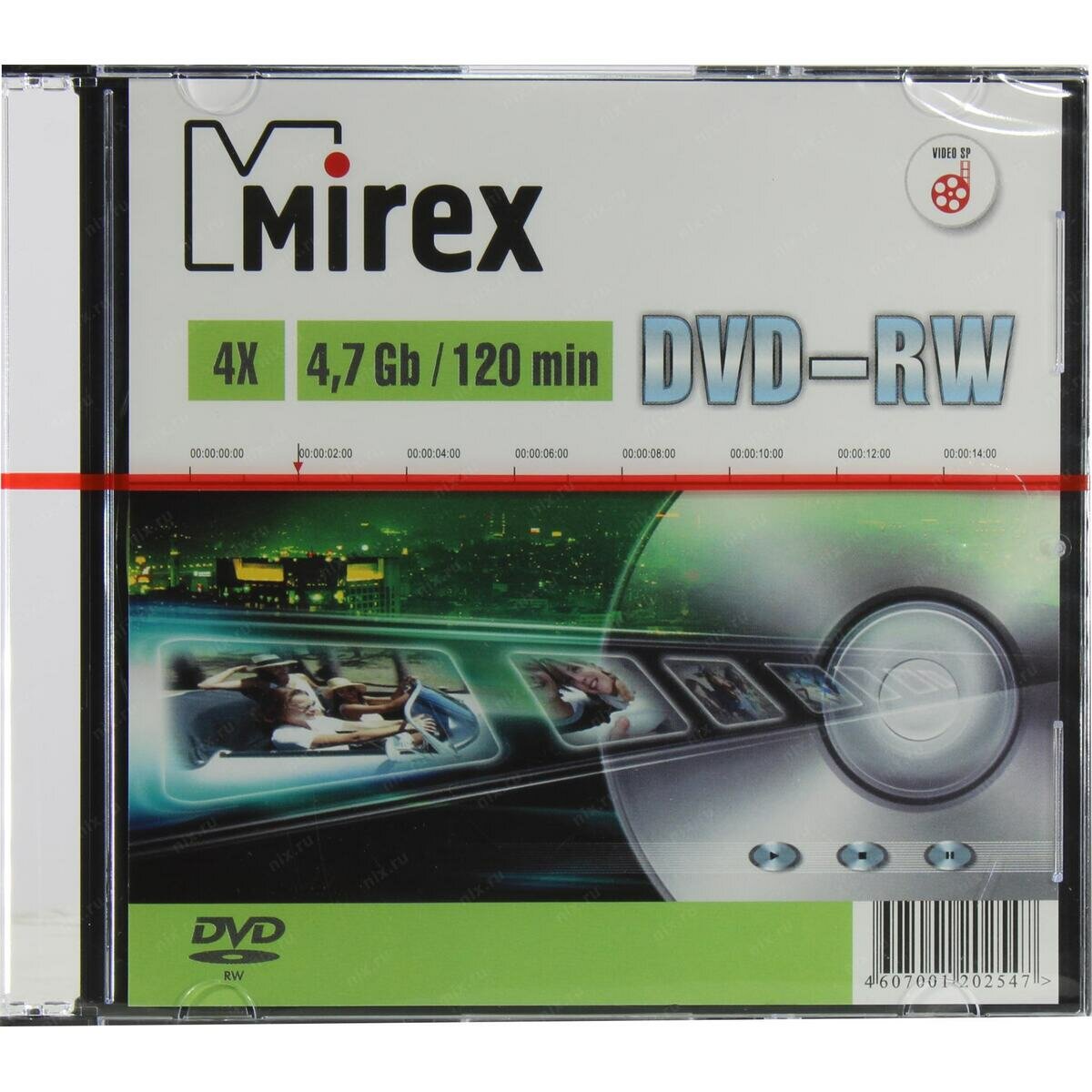DVD-RW Disc Mirex 4.7Gb 4x 202547 — фото 1