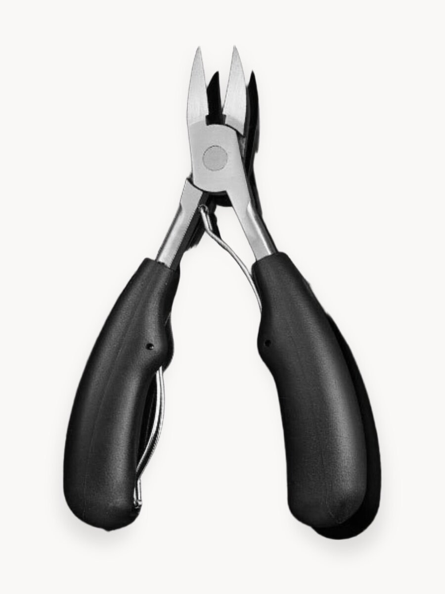 Кусачки педикюрные для вросшего ногтя черные