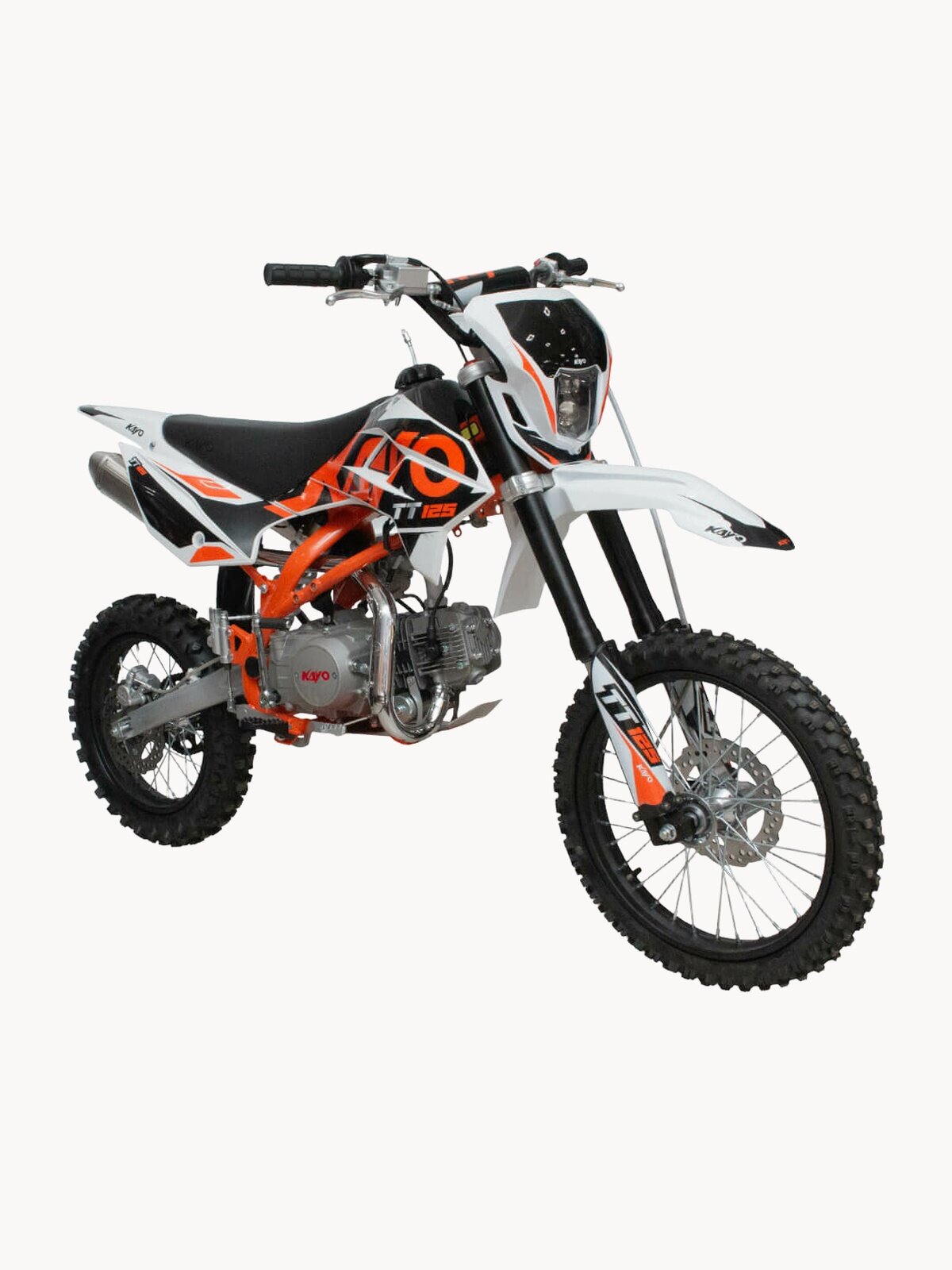 Питбайк KAYO BASIC TT125EM 17/14 KRZ (механ. сцепл, эл. стартер)