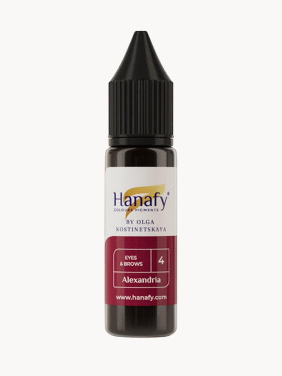 Пигмент №4 by Olga Kostinetskaya для татуажа и перманентного макияжа век Ханафи, 15 мл