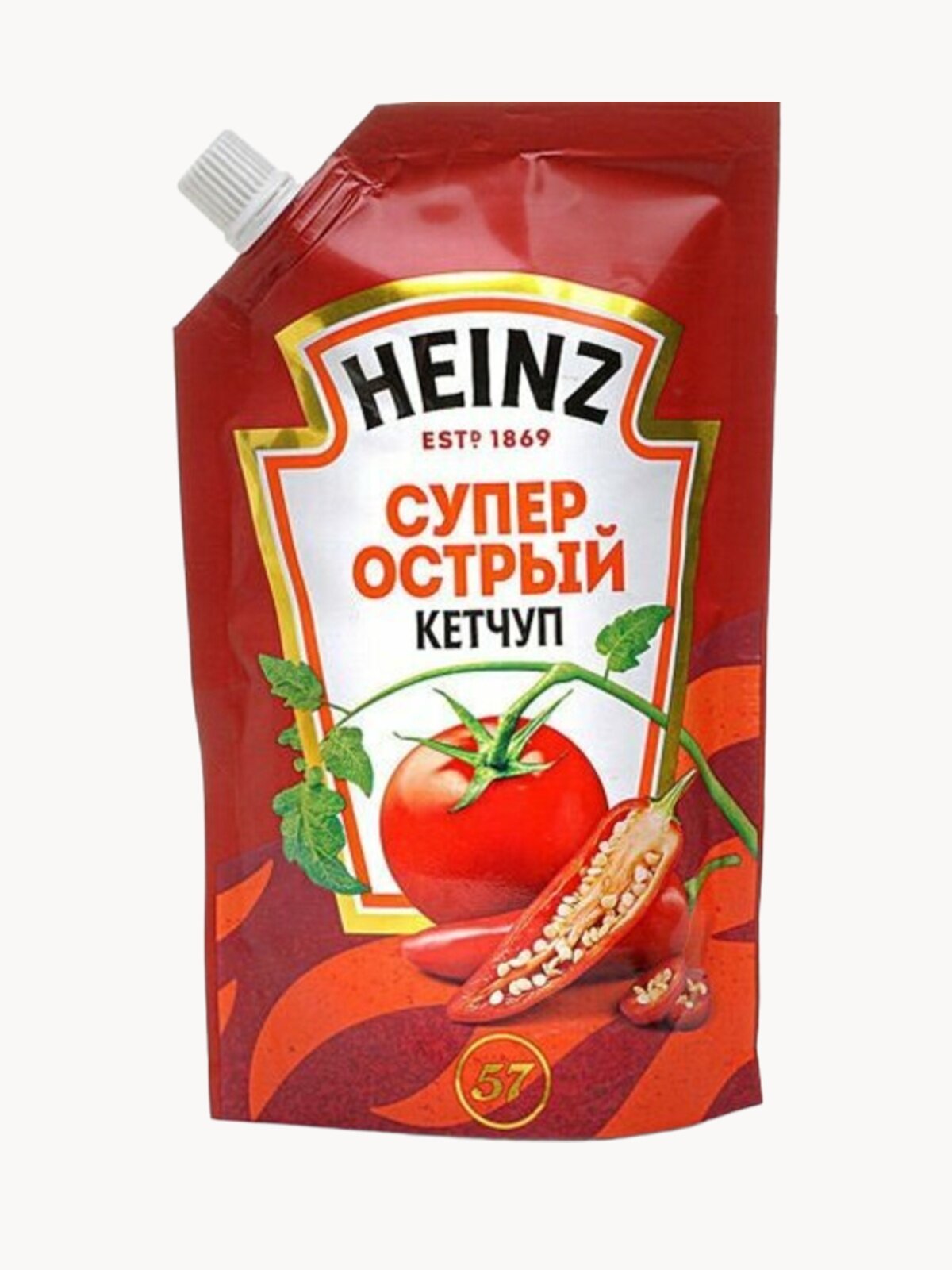 Кетчуп Heinz Супер Острый дой-пак 320 г