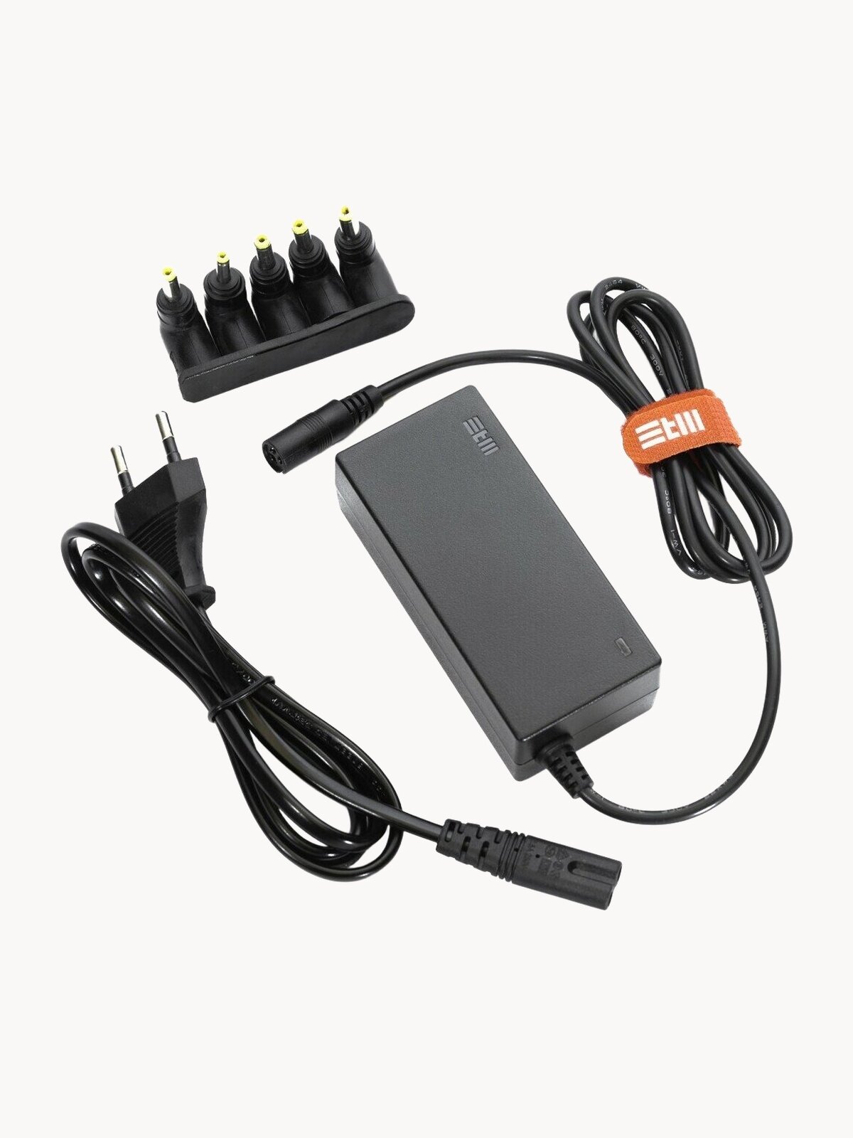 Универсальный блок питания зарядка для ноутбука STM BL40 40Вт 5 коннекторов Acer Asus Compaq Dell HP Lenovo MSI Samsung