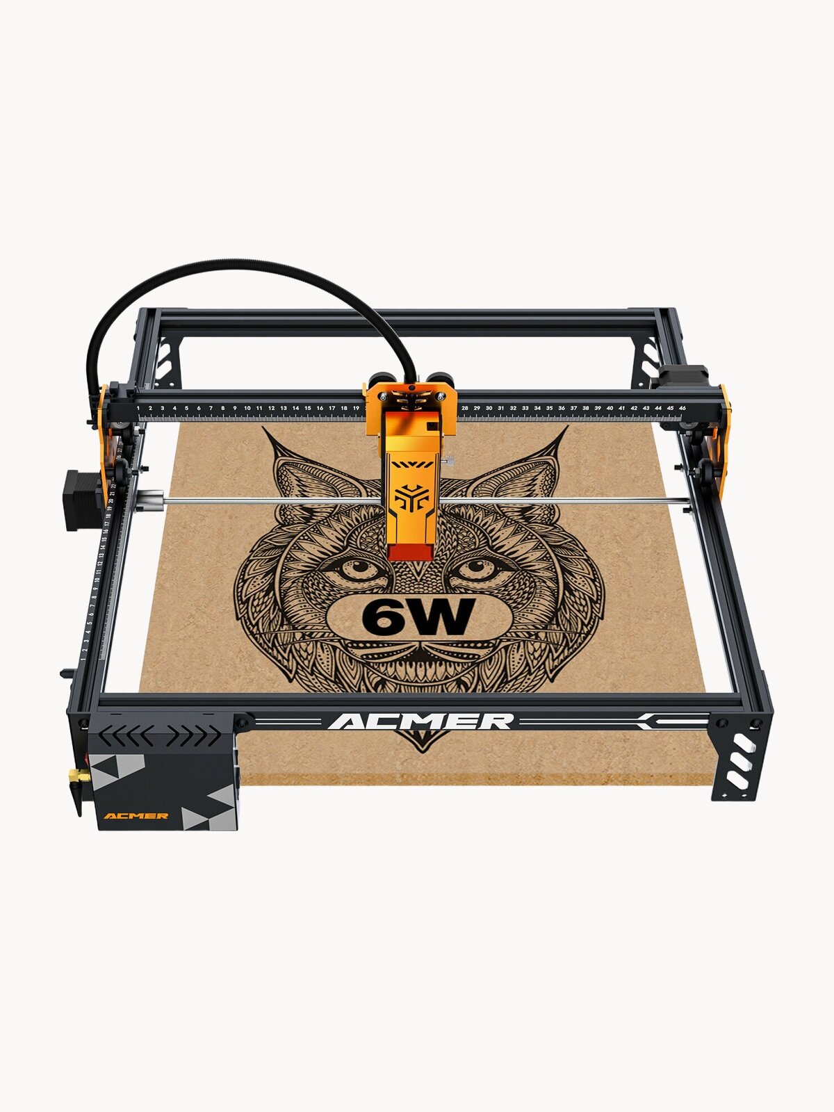 ACMER P1 S Pro 6Вт лазерный гравер，380mm * 370mm，10 000 мм/минут