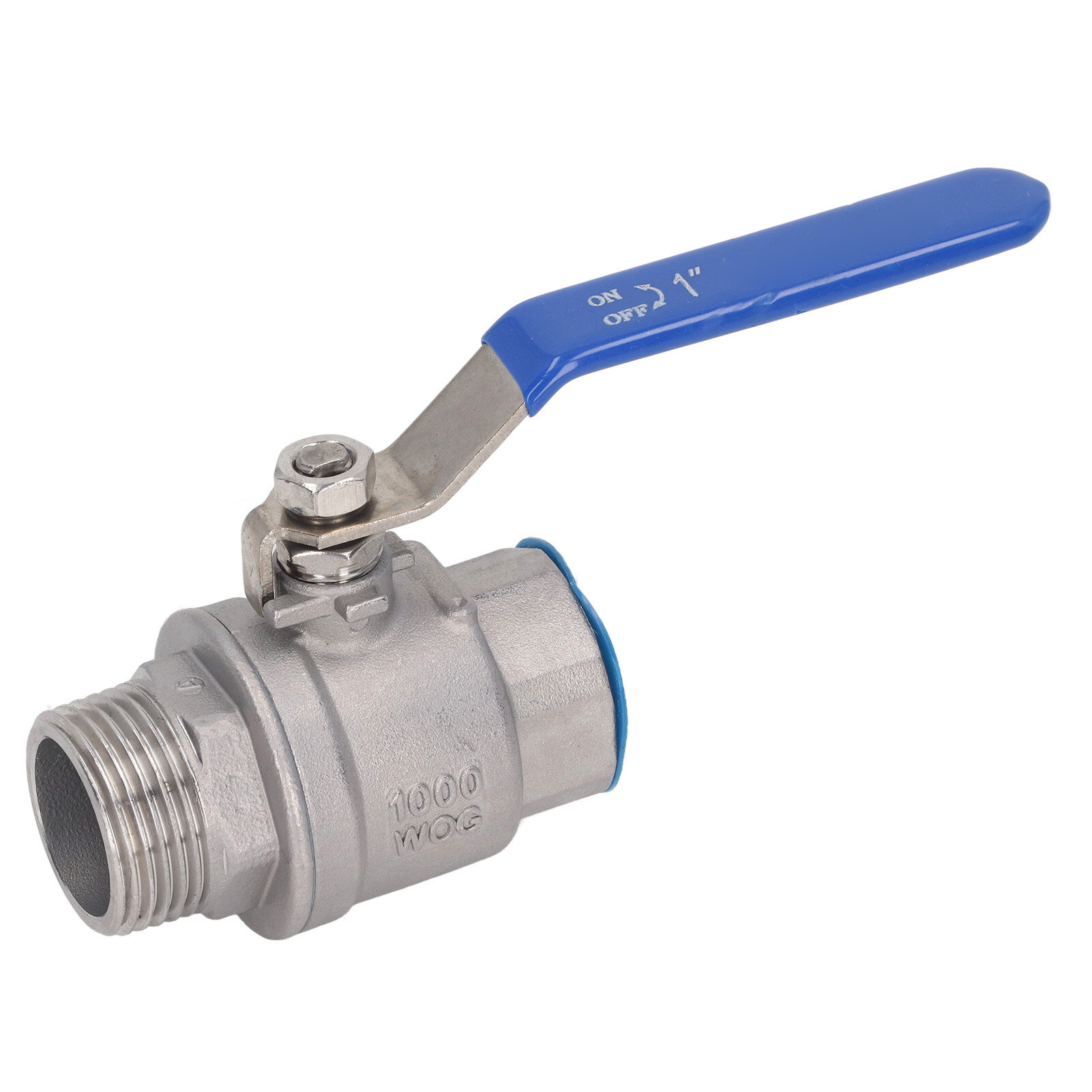 Шаровой кран 1 дюйм NPT, прямой фитинг шарового крана из нержавеющей стали, соединитель для воды, масла