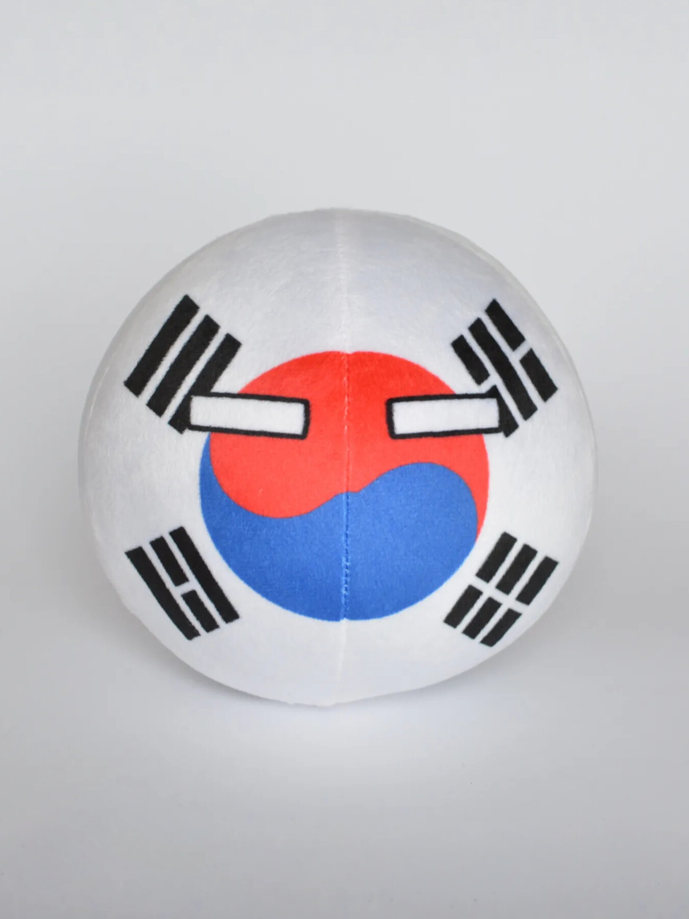 Мягкая игрушка кантрибол Ли (флаг Южной Кореи) / плюшевый countryball / купить в магазине Countryballs Shop