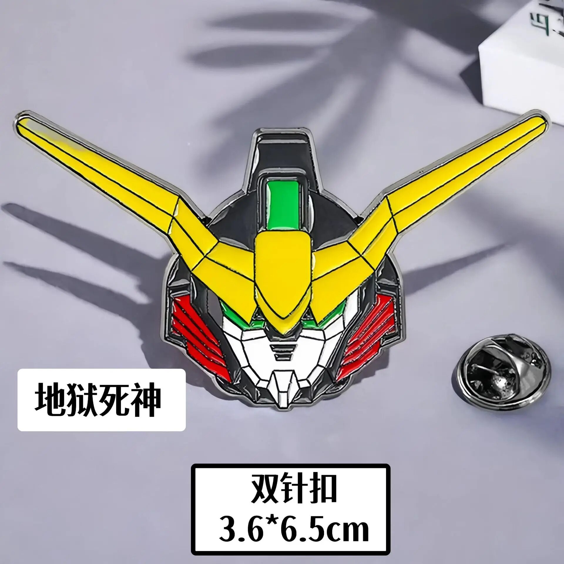 Брошь Gundam Death God, 3.6*6.5см, Цвет: as show