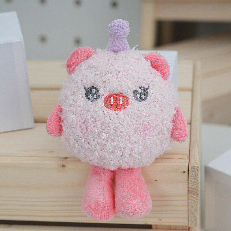 Мягкий плюшевый брелок-рюкзак в виде мультяшного персонажа, очаровательный аксессуар для ключей, игрушка оптом