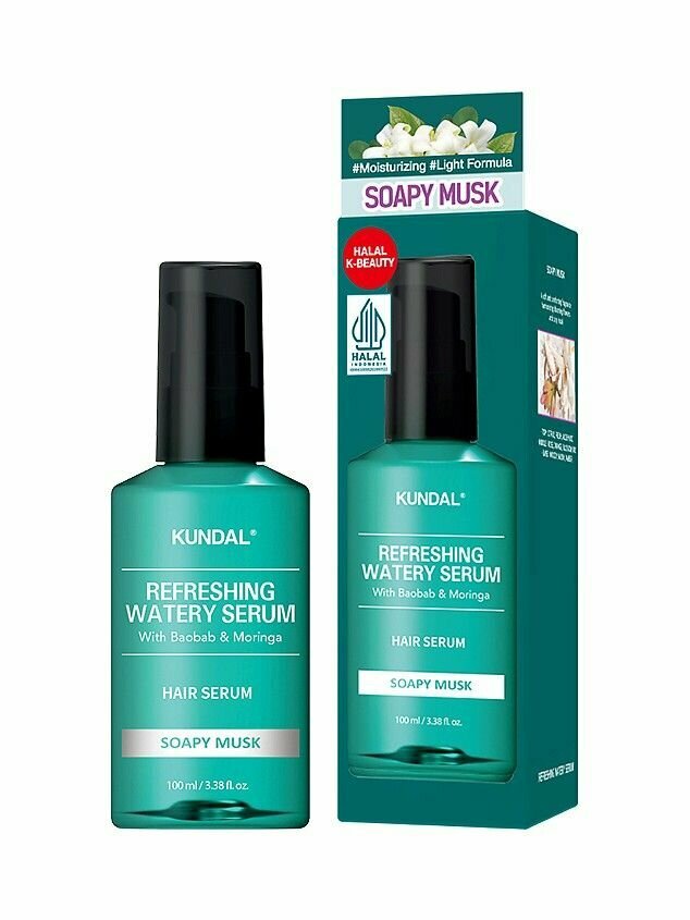 KUNDAL Сыворотка для волос Refreshing Watery Serum Soapy Musk