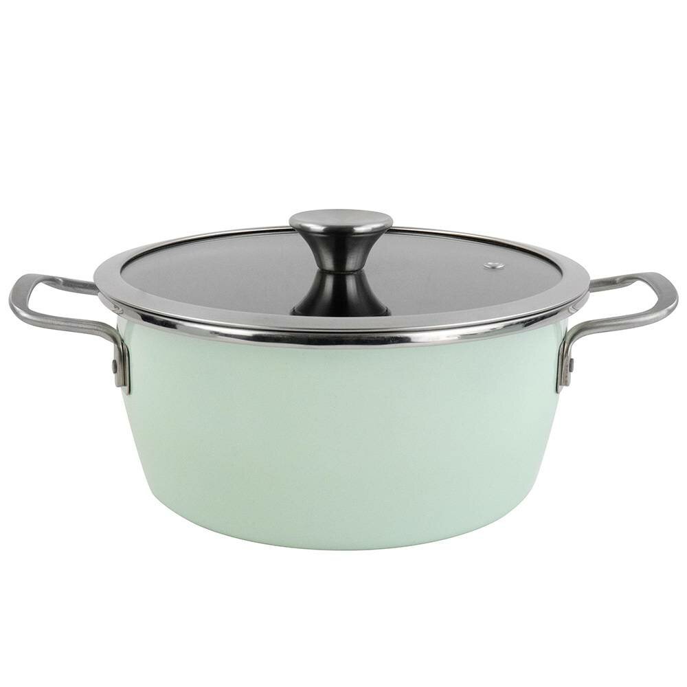 Кастрюля низкая с крышкой Vitrinor Nordic Mint 24 см