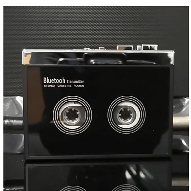 Черный ретро стерео кассетный плеер Walkman кассетная лента музыка аудио Приемник