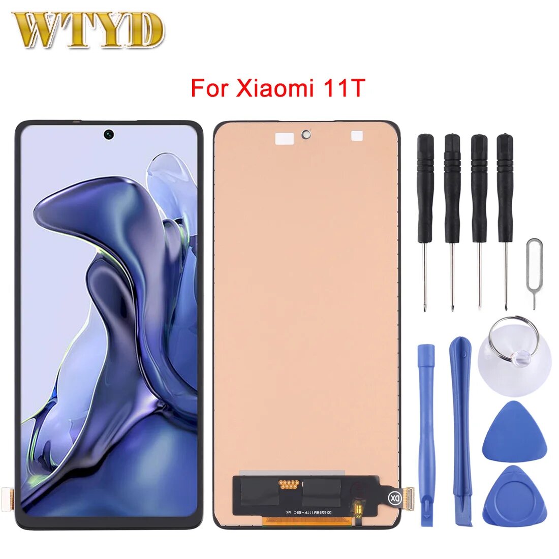 ЖК-экран из материала TFT для дигитайзера Xiaomi 11T, полная сборка, сменный аксессуар для экрана мобильного телефона