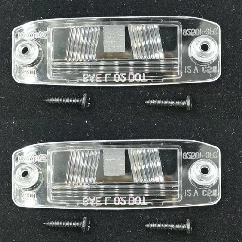 2X 92510-2P000 для Kia Sorento 2011-2013, лампа заднего номерного знака автомобиля, линза, боковая сторона, автоаксессуары