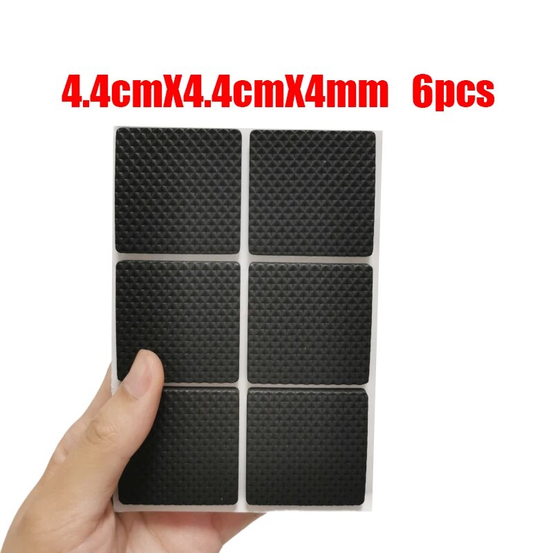 Накладки на ножки мебели 4.4cmX4.4cm, 6 шт.