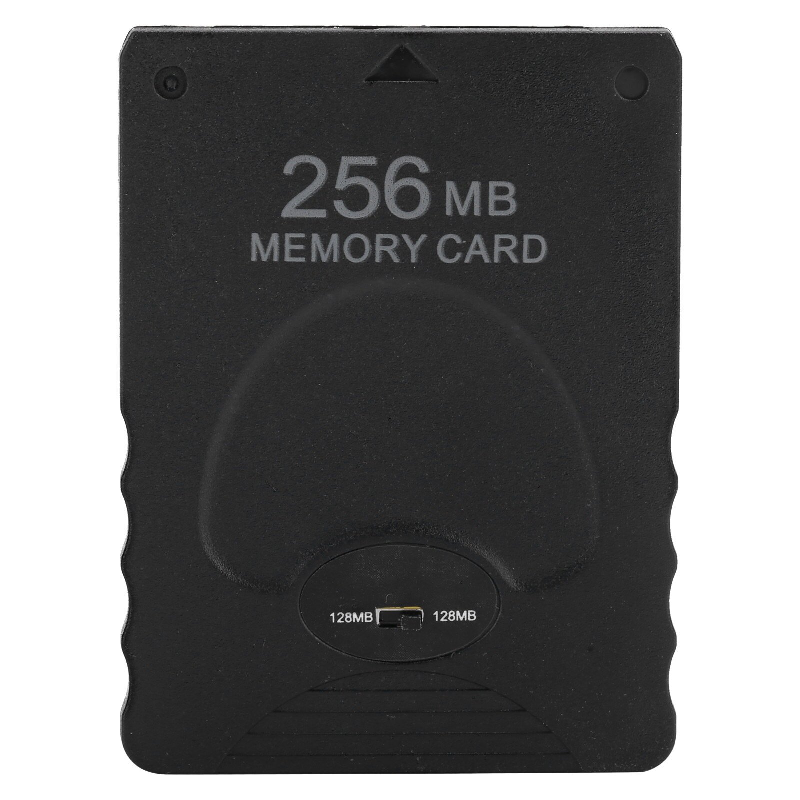 Портативная карта памяти для игр 256 МБ, аксессуар для консоли PS2 PlayStation 2, черная.