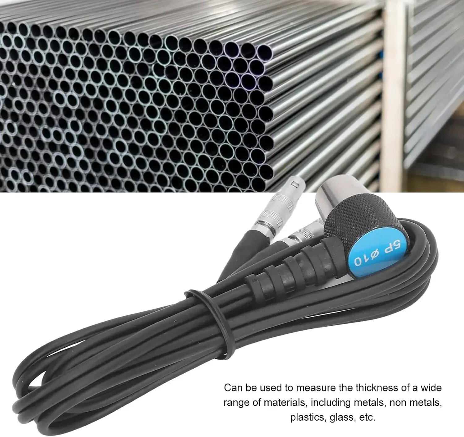 Ультразвуковой толщиномер, датчик толщины металла, умный датчик, датчик автоматической калибровки, тестер, сменный зонд