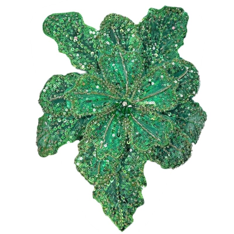 Аппликация из тюля с цветами